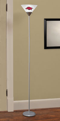 Arkansas Razorbacks NCAA College Torchiere Floor Lamp