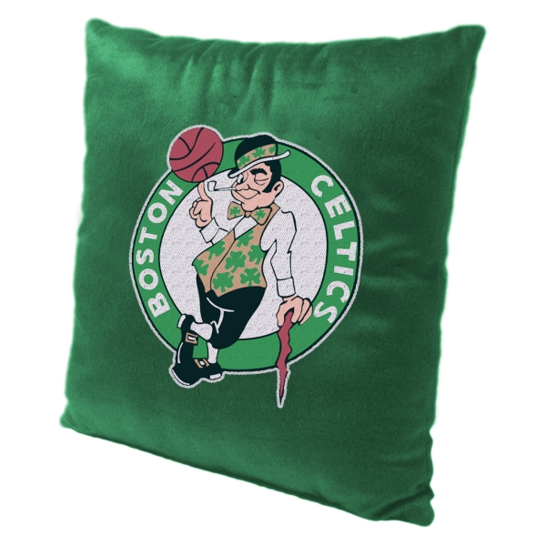 Boston Celtics NBA 16" Embroidered Plush Pillow with Applique