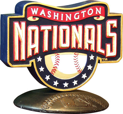 Washington Nationals MLB Logo Figurine