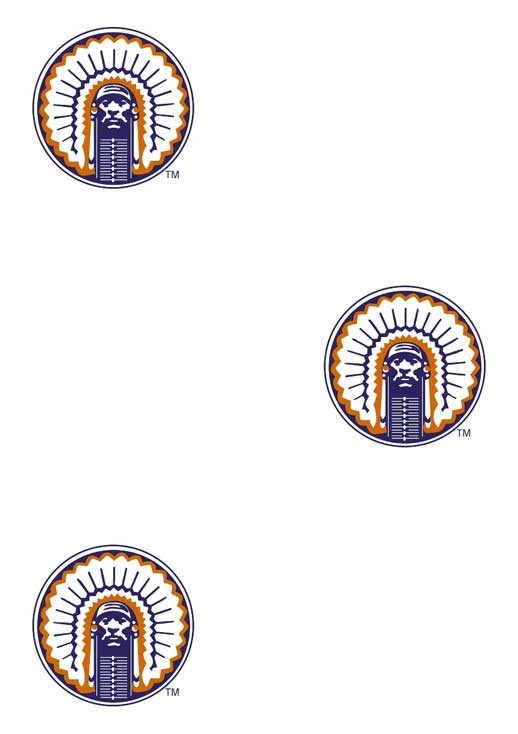 Illinois Illini Logo Wallpaper (Double Roll)