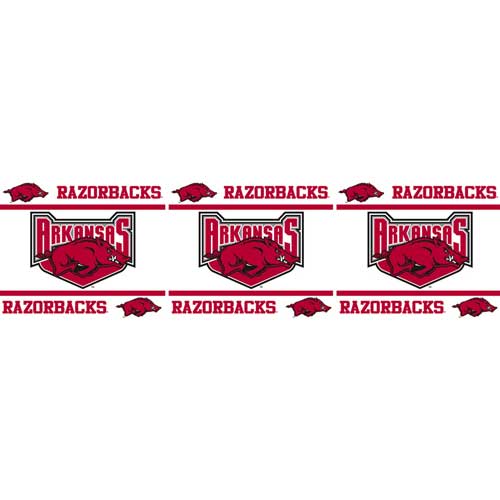 Arkansas Razorbacks Peel and Stick Wall Border