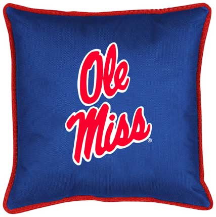 Mississippi Ole Miss Rebels Side Lines Toss Pillow