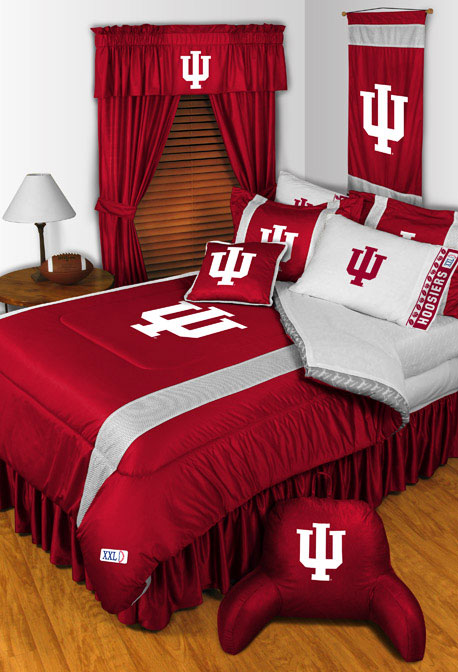 Indiana Hoosiers Side Lines Comforter / Sheet Set