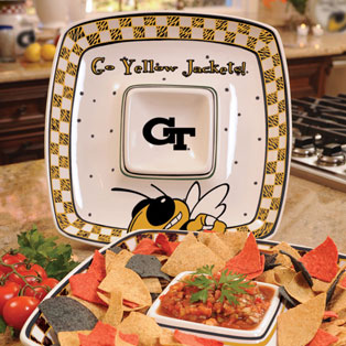 Georgia Tech Yellowjackets NCAA College 14" Gameday Ceramic Chip and ...
