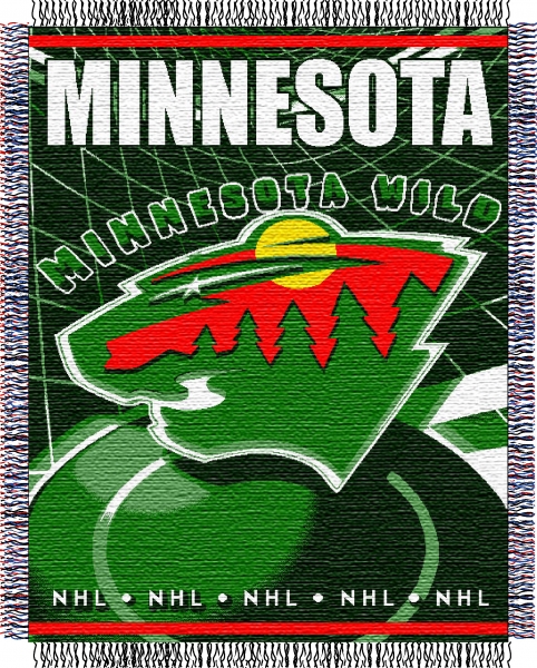 Minnesota Wild NHL 48" x 60" Triple Woven Jacquard Throw