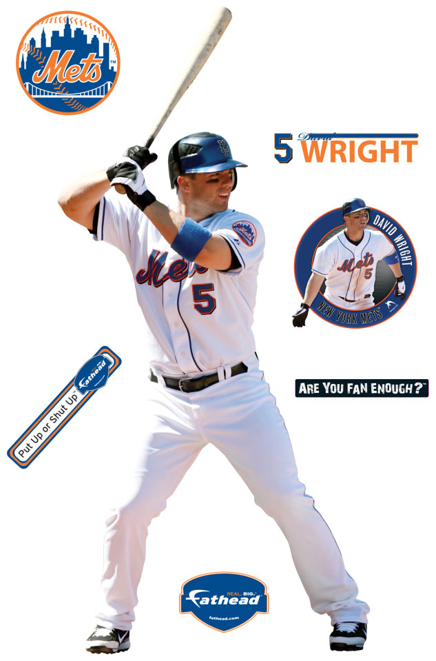David Wright Fathead MLB Wall Graphic