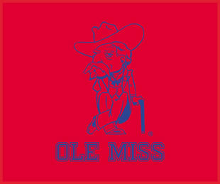 Mississippi Ole Miss Rebels 60" x 50" Classic Collection Blanket / Throw