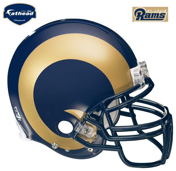 St. Louis Rams Helmet Fathead NFL Wall Graphic
