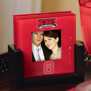North Carolina State Wolfpack NCAA College Art Glass Photo Frame ...