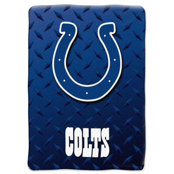 Indianapolis Colts NFL "Diamond Plate" 60' x 80" Raschel Throw