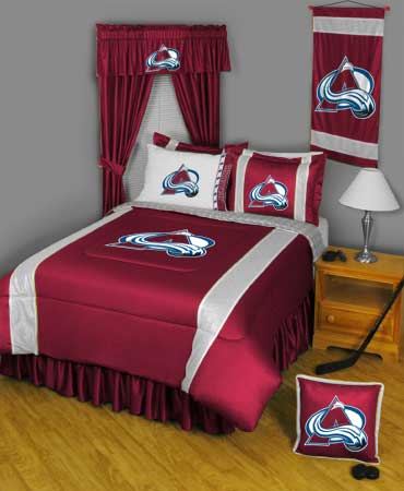 Colorado Avalanche Side Lines Comforter / Sheet Set