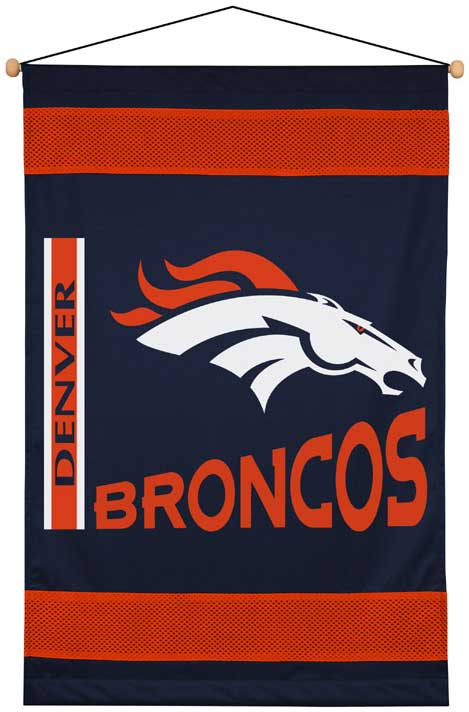 Denver Broncos Side Lines Wall Hanging