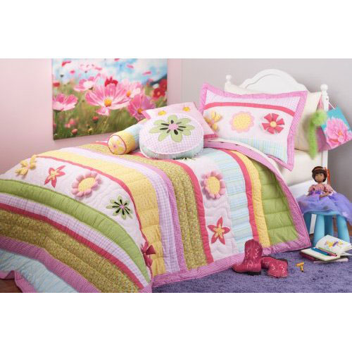 Flower Power Twin Quilt