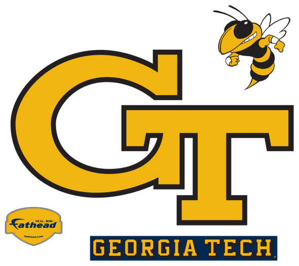 Georgia Tech Logo Fathead NCAA Wall Graphic
