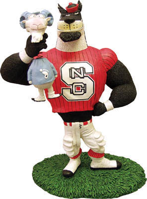 North Carolina State Wolfpack NCAA College Rivalry Mascot Figurine