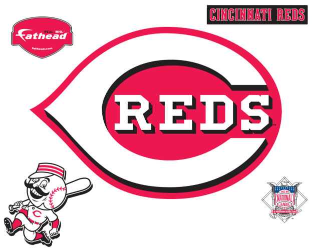 Cincinnati Reds Logo Fathead MLB Wall Graphic