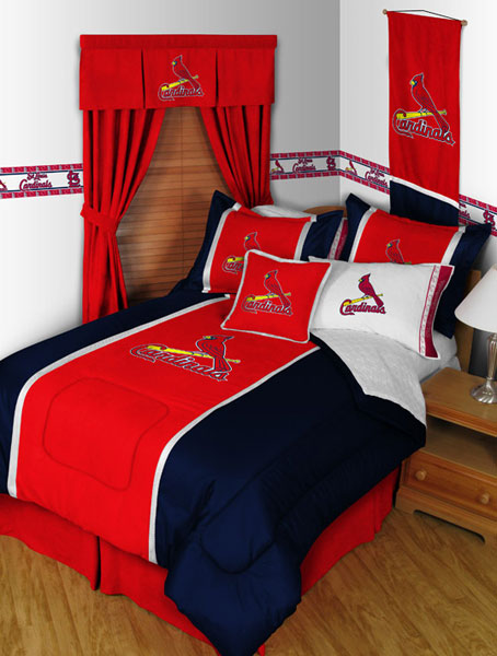 St. Louis Cardinals MLB Microsuede Comforter / Sheet Set