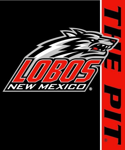 New Mexico Lobos NCAA College "Stripes" 50" x 60" Super Plush Throw