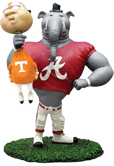 Alabama Crimson Tide NCAA College Rivalry Figurine