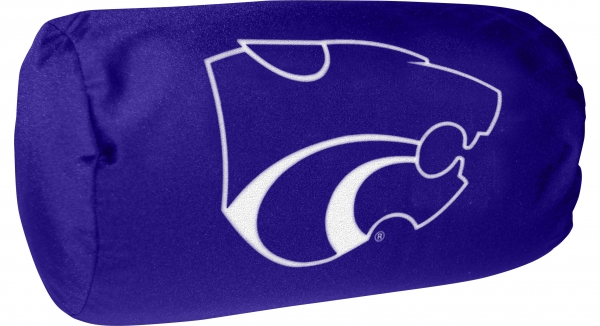 Kansas State Wildcats NCAA College 14" x 8" Beaded Spandex Bolster Pillow