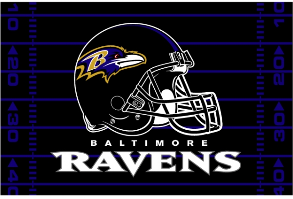 Baltimore Ravens NFL 39" x 59" Tufted Rug