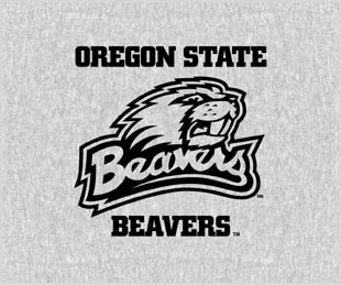 Oregon State Beavers 58" x 48" "Property Of" Blanket / Throw