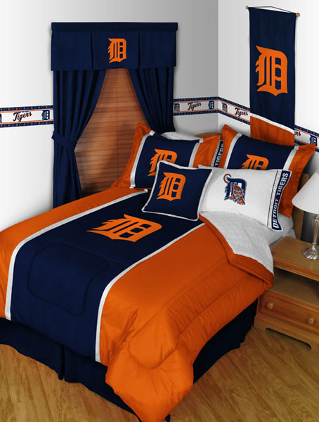 Detroit Tigers MLB Microsuede Comforter / Sheet Set