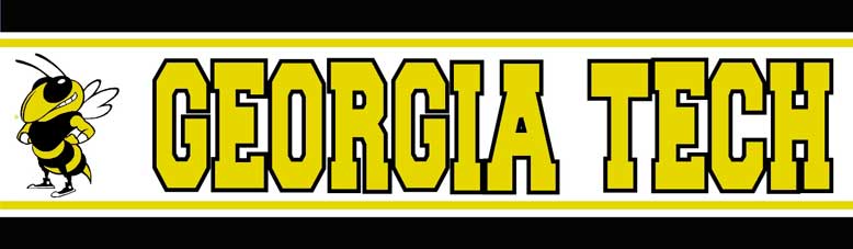Georgia Tech Yellowjackets Wallpaper Border