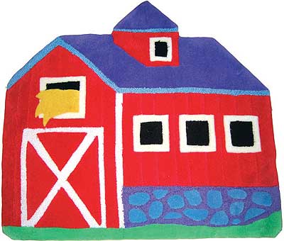 Country Farm Rug (40" x 36")