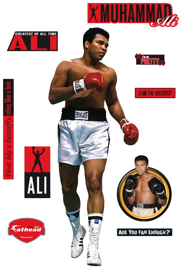 Muhammad Ali Fathead Boxing Wall Graphic