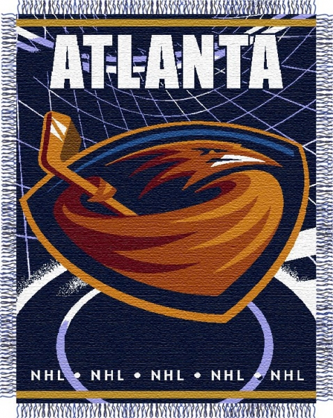 Atlanta Thrashers NHL 48" x 60" Triple Woven Jacquard Throw