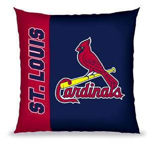 St. Louis Cardinals 27" Vertical Stitch Pillow