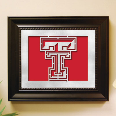 Texas Tech Red Raiders NCAA College Laser Cut Framed Logo Wall Art
