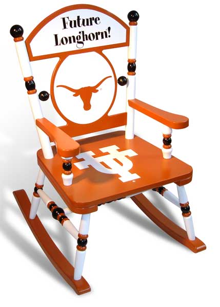 University of Texas Team Rocking Chair