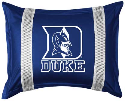 Duke Blue Devils Side Lines Pillow Sham
