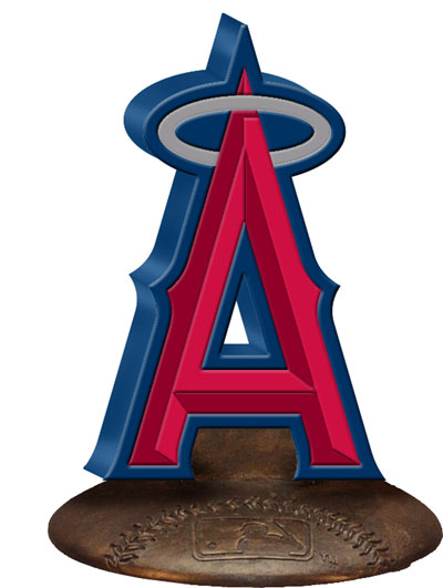 Los Angeles Anaheim Angels MLB Logo Figurine