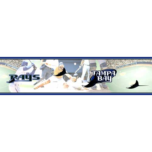Tampa Bay Devil Rays MLB Wall Border