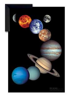 Nasa - Solar System - Print Only