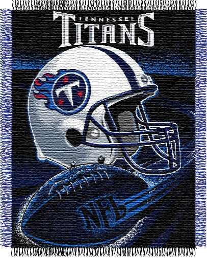 Tennessee Titans NFL "Spiral" 48" x 60" Triple Woven Jacquard Throw