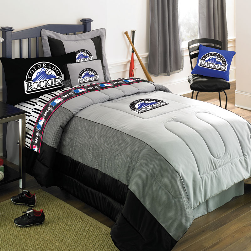 Colorado Rockies MLB Authentic Team Jersey Bedding Queen Size Comforter ...