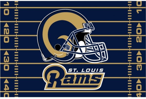 St. Louis Rams NFL 39" x 59" Tufted Rug