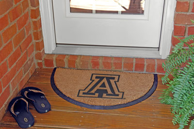 Arizona Wildcats NCAA College Half Moon Outdoor Door Mat