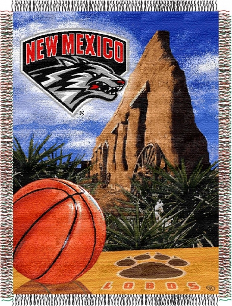 New Mexico Lobos NCAA College "Home Field Advantage" 48"x 60" Tapestry ...