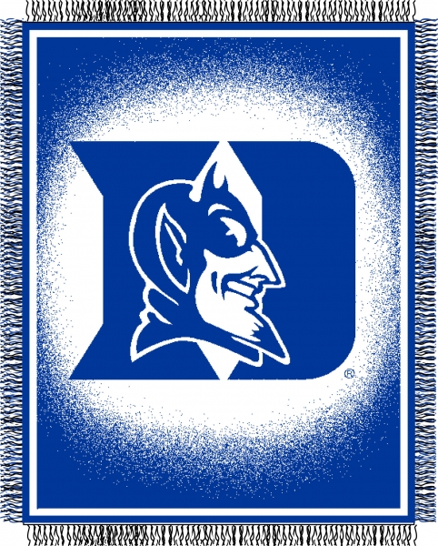 Duke Blue Devils NCAA College "Focus" 48" x 60" Triple Woven Jacquard Throw