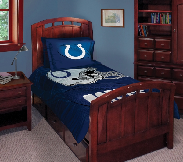 Indianapolis Colts NFL Twin Comforter Set 63" x 86"