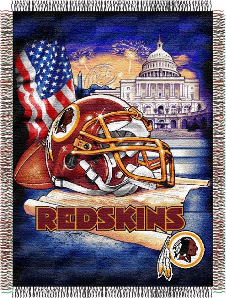 Washington Redskins NFL "Home Field Advantage" 48" x 60" Tapestry Throw