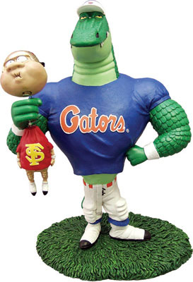 Florida Gators NCAA College Rivalry Mascot Figurine
