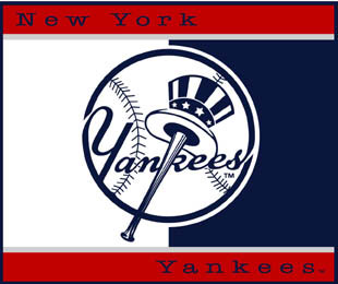 New York Yankees 60" x 50" All-Star Collection Blanket / Throw