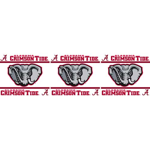 Alabama Crimson Tide Peel and Stick Wall Border