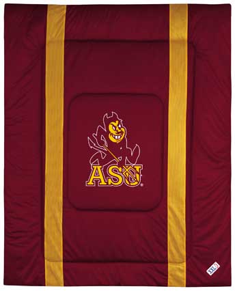 Arizona State Sun Devils Side Lines Comforter